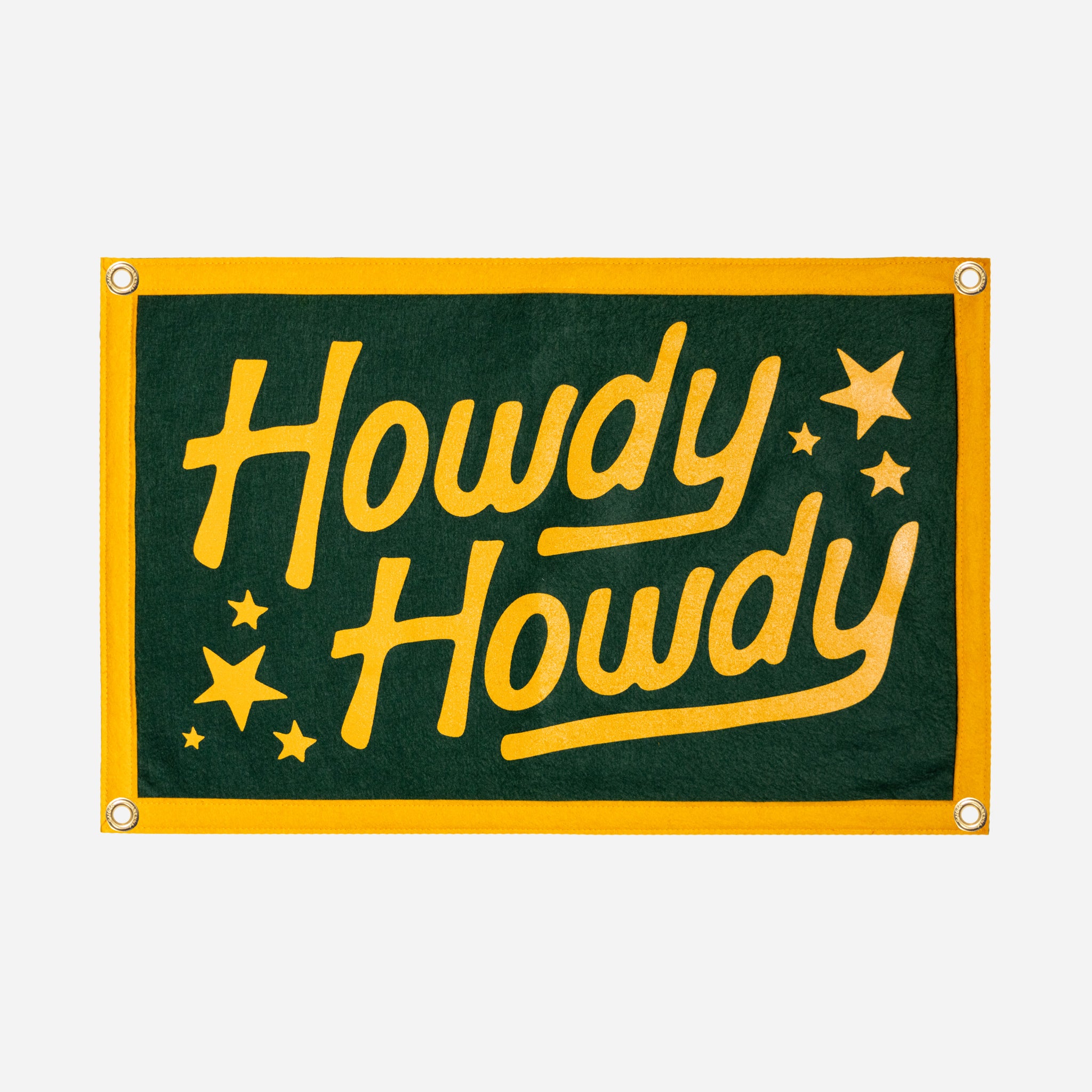 Howdy Howdy Camp Flag – Acony Records Online Store